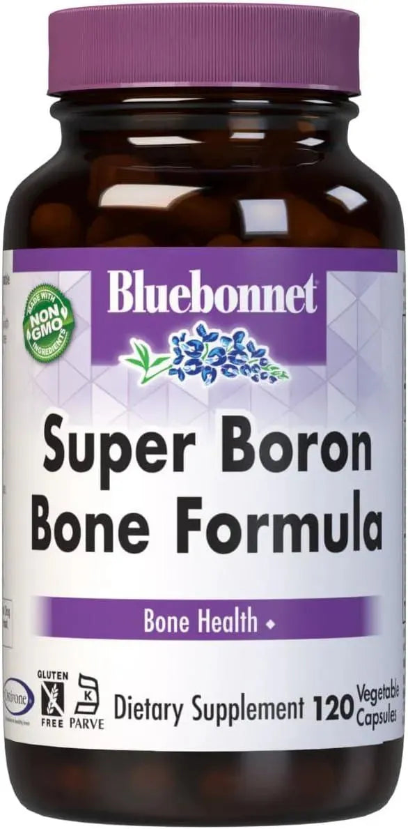 BlueBonnet Super Boron Bone Formula 120 Capsulas – The Red Vitamin MX