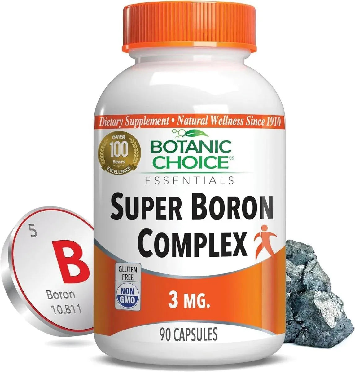 Botanic Choice Super Boron Complex 3 Mg. 90 Capsulas – The Red Vitamin MX