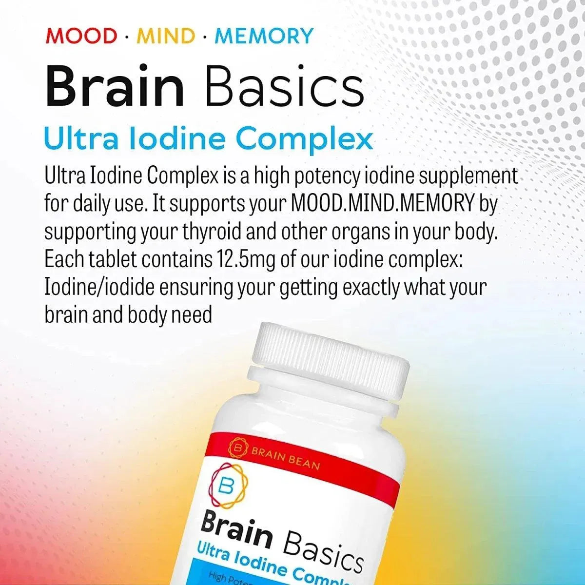 Brain Basics Ultra Iodine Complex Supplement 12.5Mg. 90 Tabletas – The ...