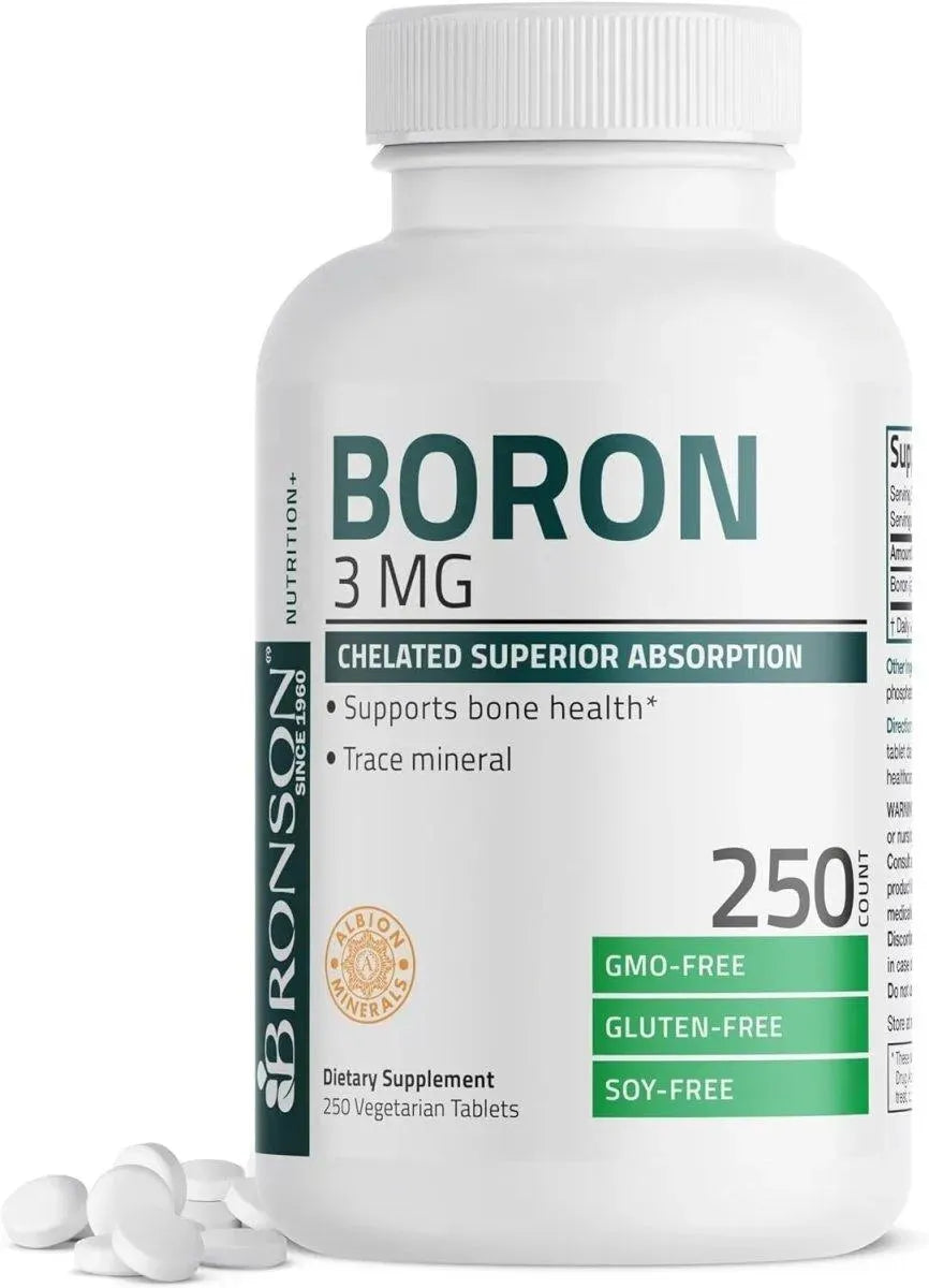Bronson Boron 3 MG 250 Tabletas – The Red Vitamin MX