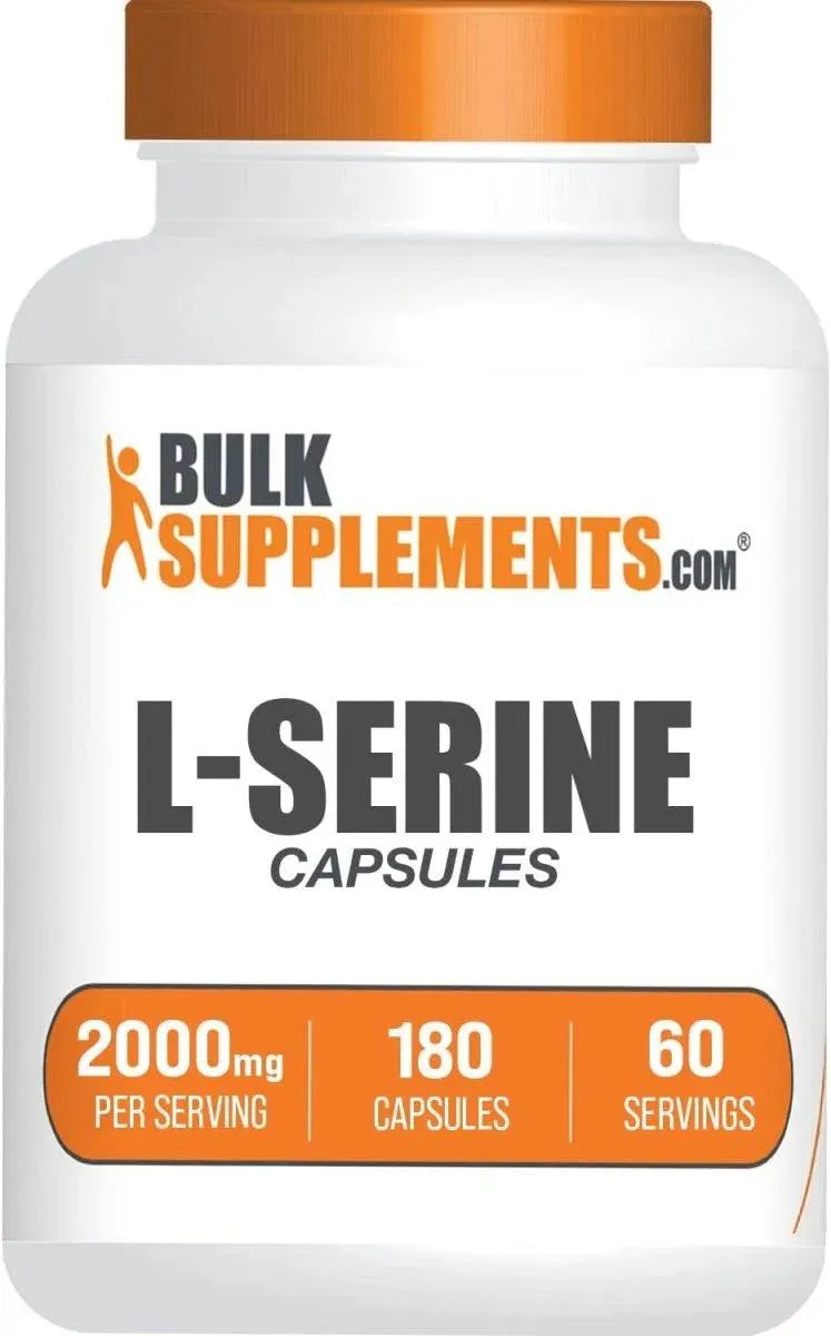 Bulk Supplements L-Serine 2000Mg. 180 Capsulas – The Red Vitamin MX