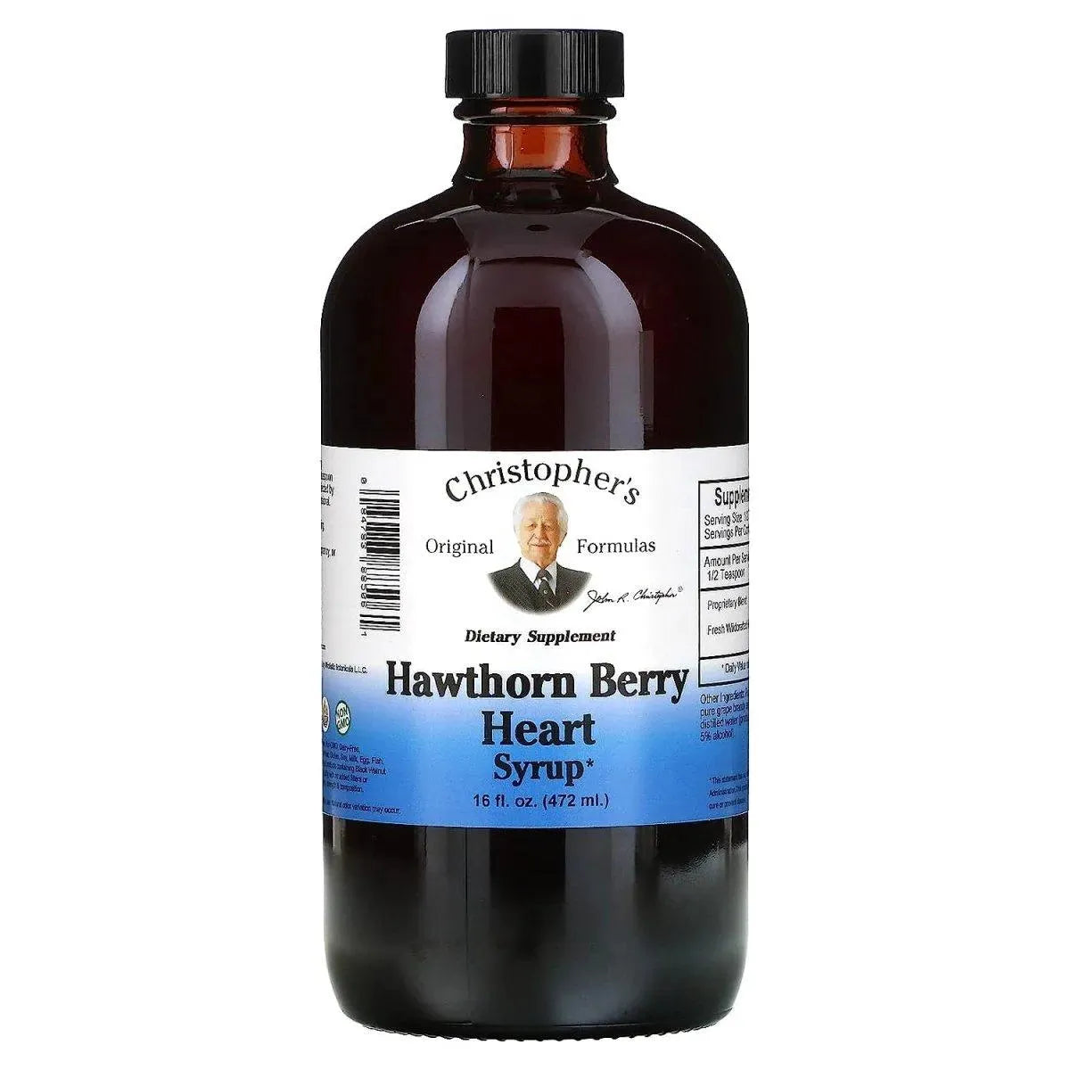 Christopher's Original Formulas Nourish Hawthorn Berry Heart Syrup 16 ...