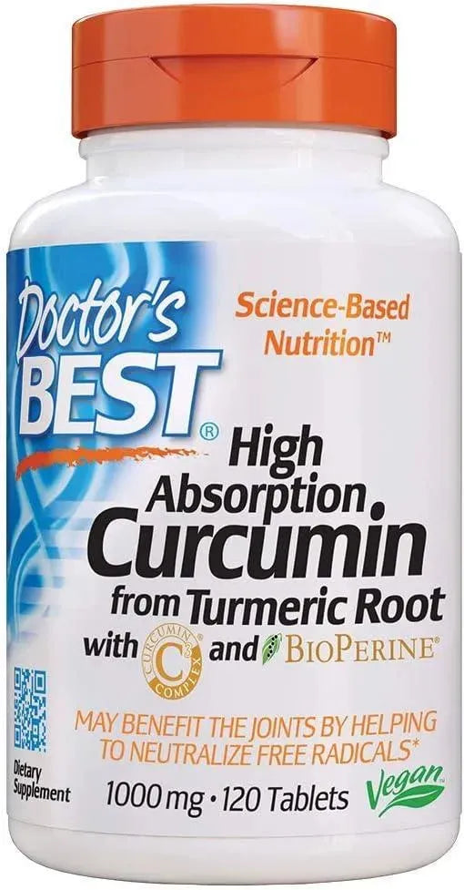 Doctor's Best Curcumin From Turmeric Root 1000Mg. 120 Tabletas – The ...