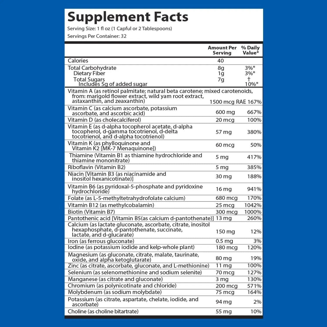 Drucker Labs IntraMAX 2.0 Liquid Multivitamin 32Oz. – The Red Vitamin MX