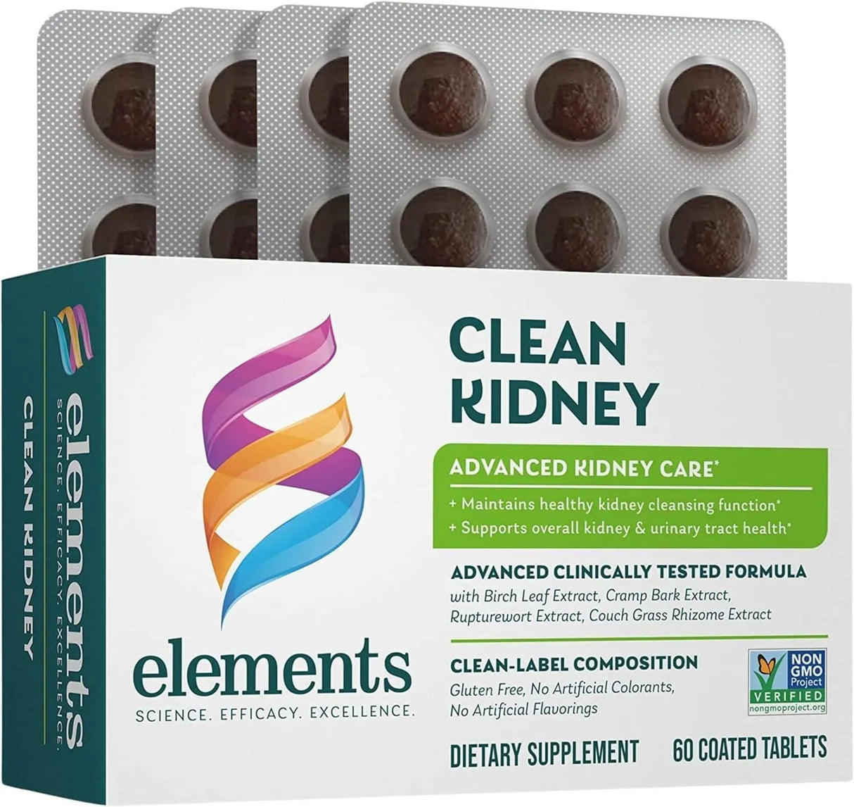 Elements Clean Kidney 60 Tabletas – The Red Vitamin MX