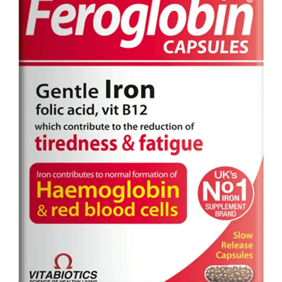 Feroglobin Gentle Iron 30 Capsulas – The Red Vitamin MX