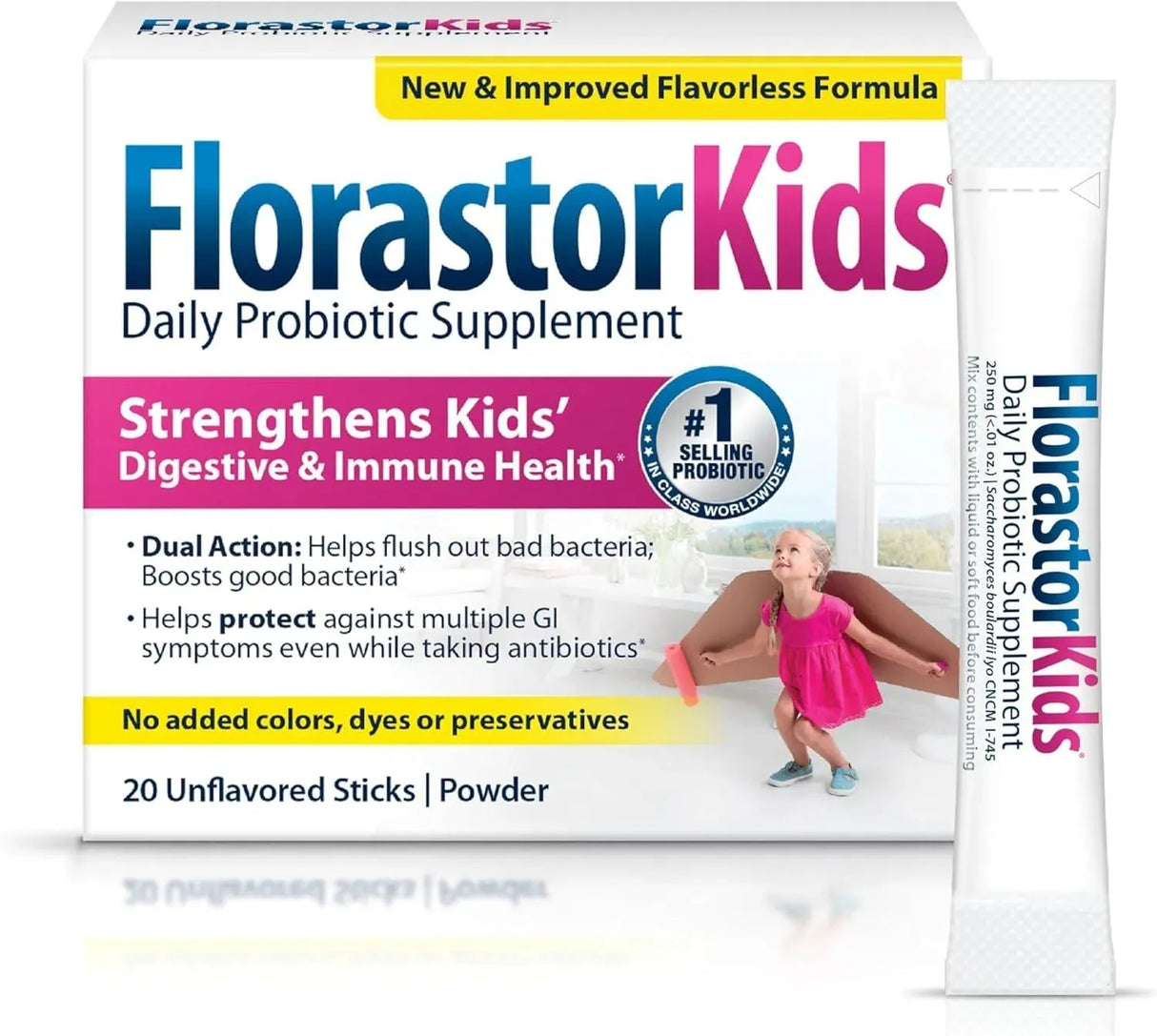 Florastor Kids Daily Probiotic Powder 20 Paquetes – The Red Vitamin MX
