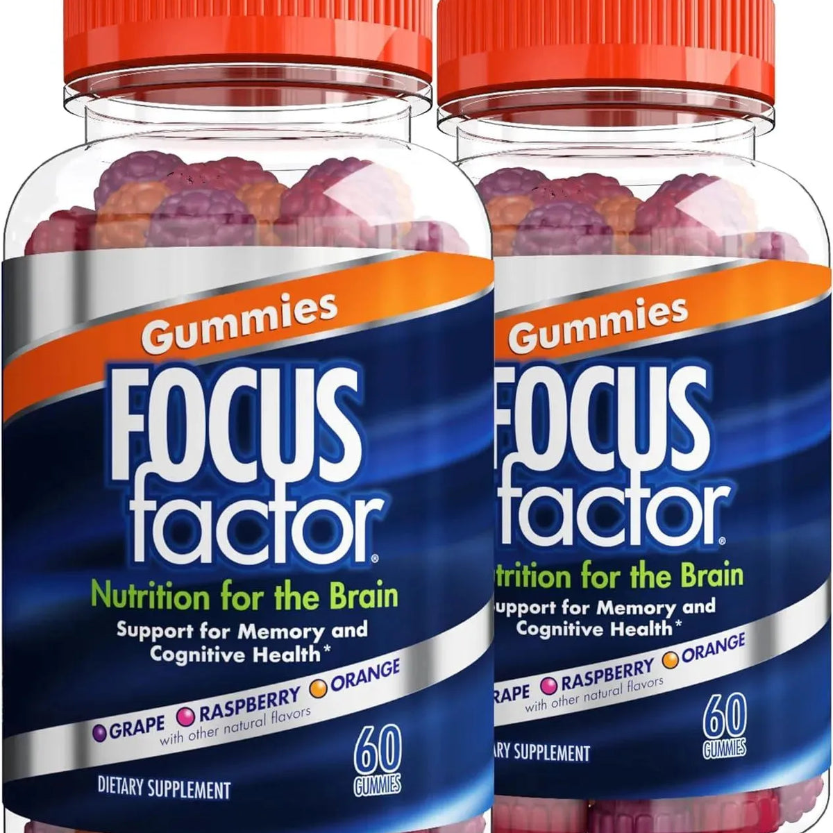 Focus Factor Nootropic Gummies 60 Gomitas 2 Pack – The Red Vitamin MX