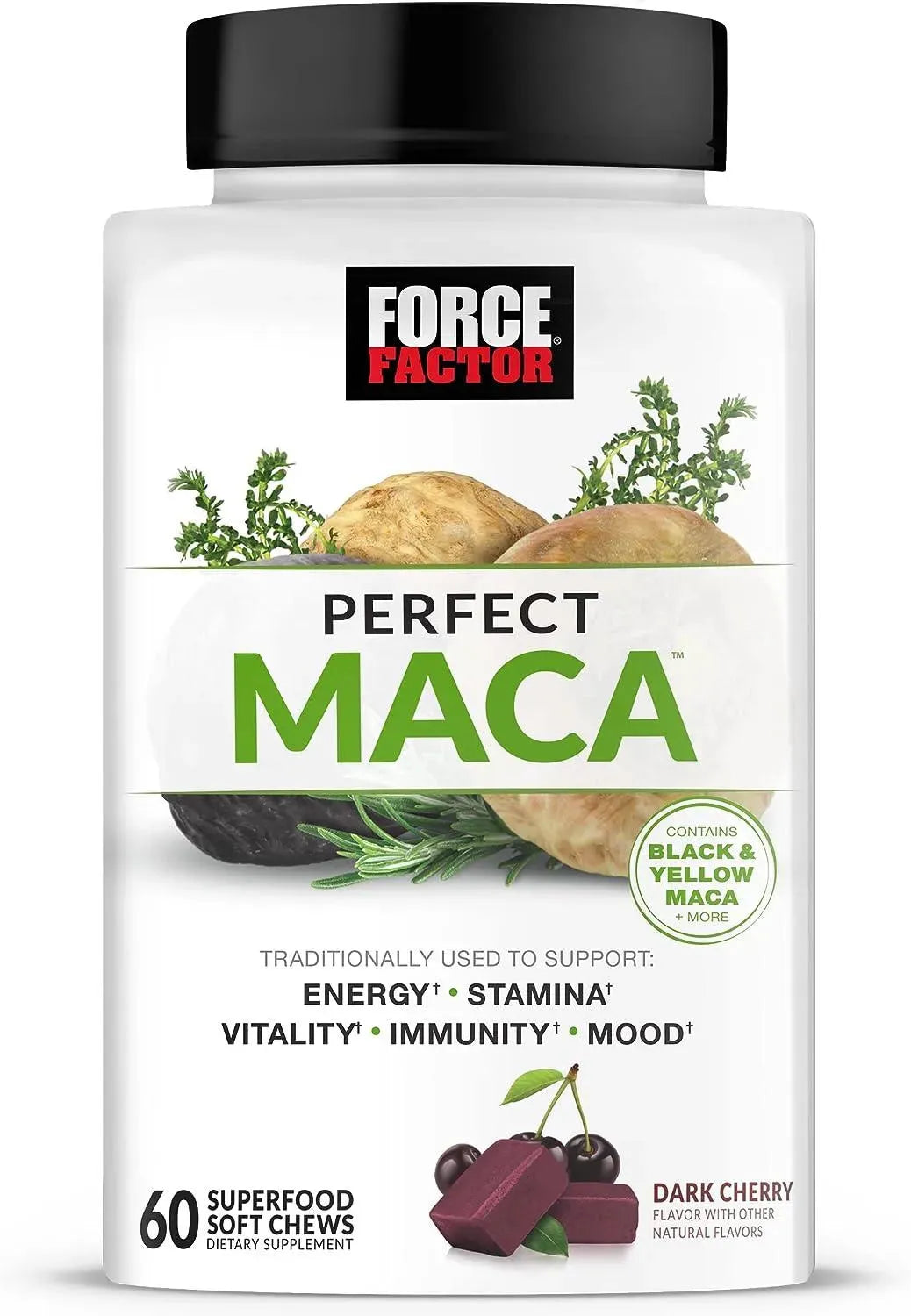 Force Factor Perfect Maca 60 Gomitas – The Red Vitamin MX