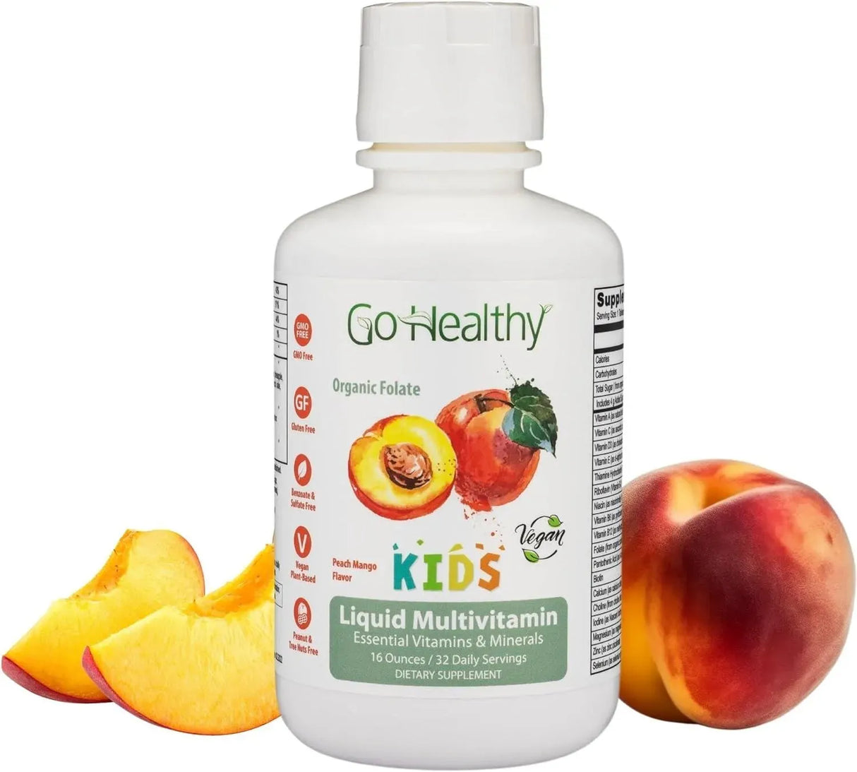 Go Healthy Liquid Multivitamin for Kids 16 Oz. – The Red Vitamin MX