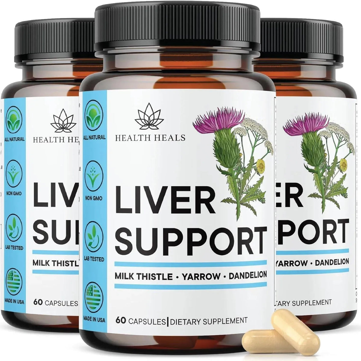 Health Heals Liver Cleanse & Repair Formula 60 Capsulas 3 Pack – The ...