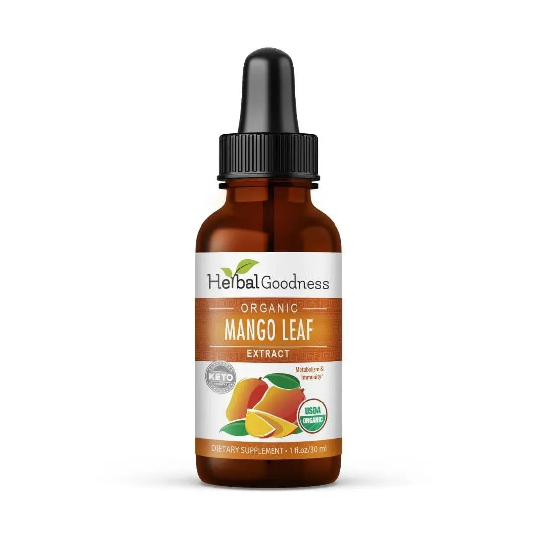 Herbal Goodness Mango Leaf Extract Liquid 1 Fl.Oz. – The Red Vitamin MX