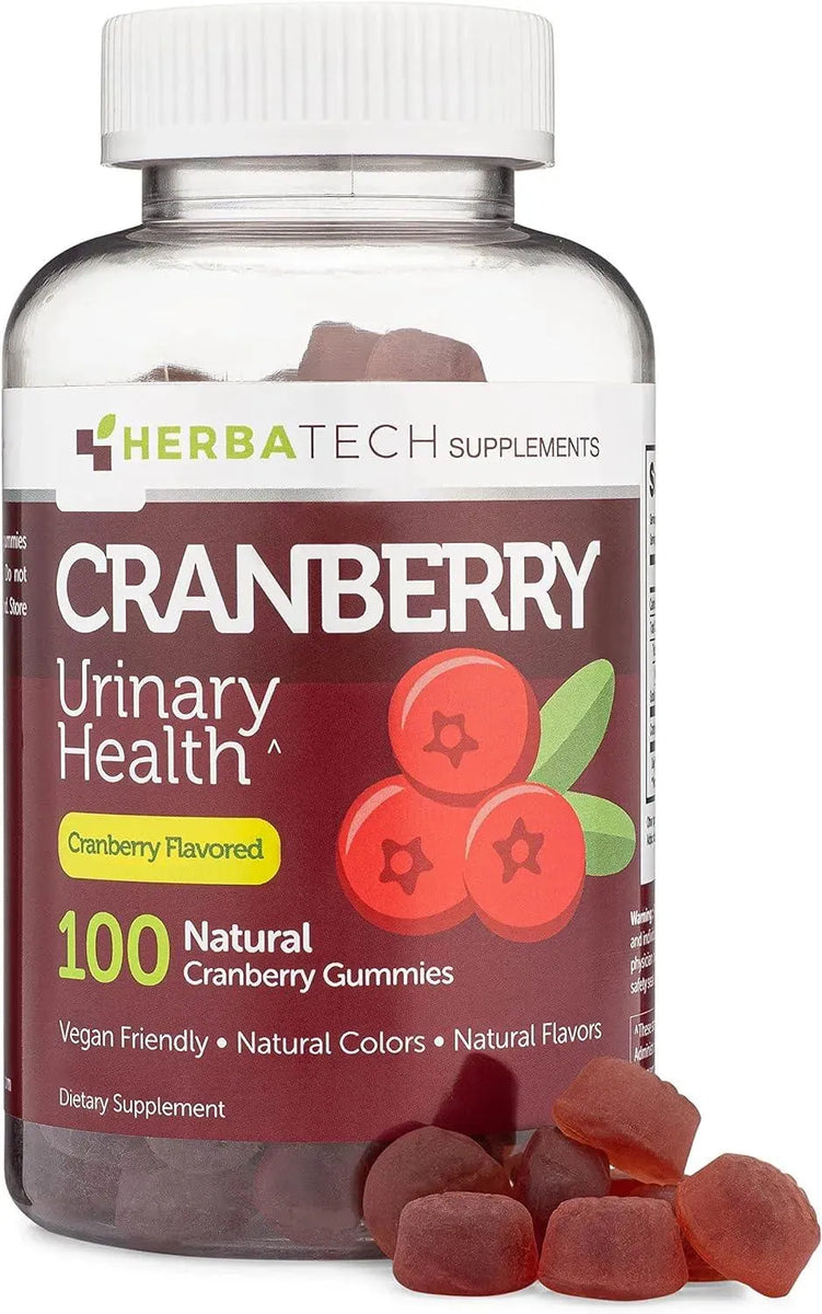 Herbatech Supplements Cranberry Gummies 1000Mg. 100 Gomitas – The Red ...