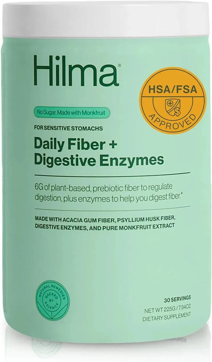 Hilma Daily Fiber + Digestive Enzymes 30 Servicios 225Gr. – The Red ...