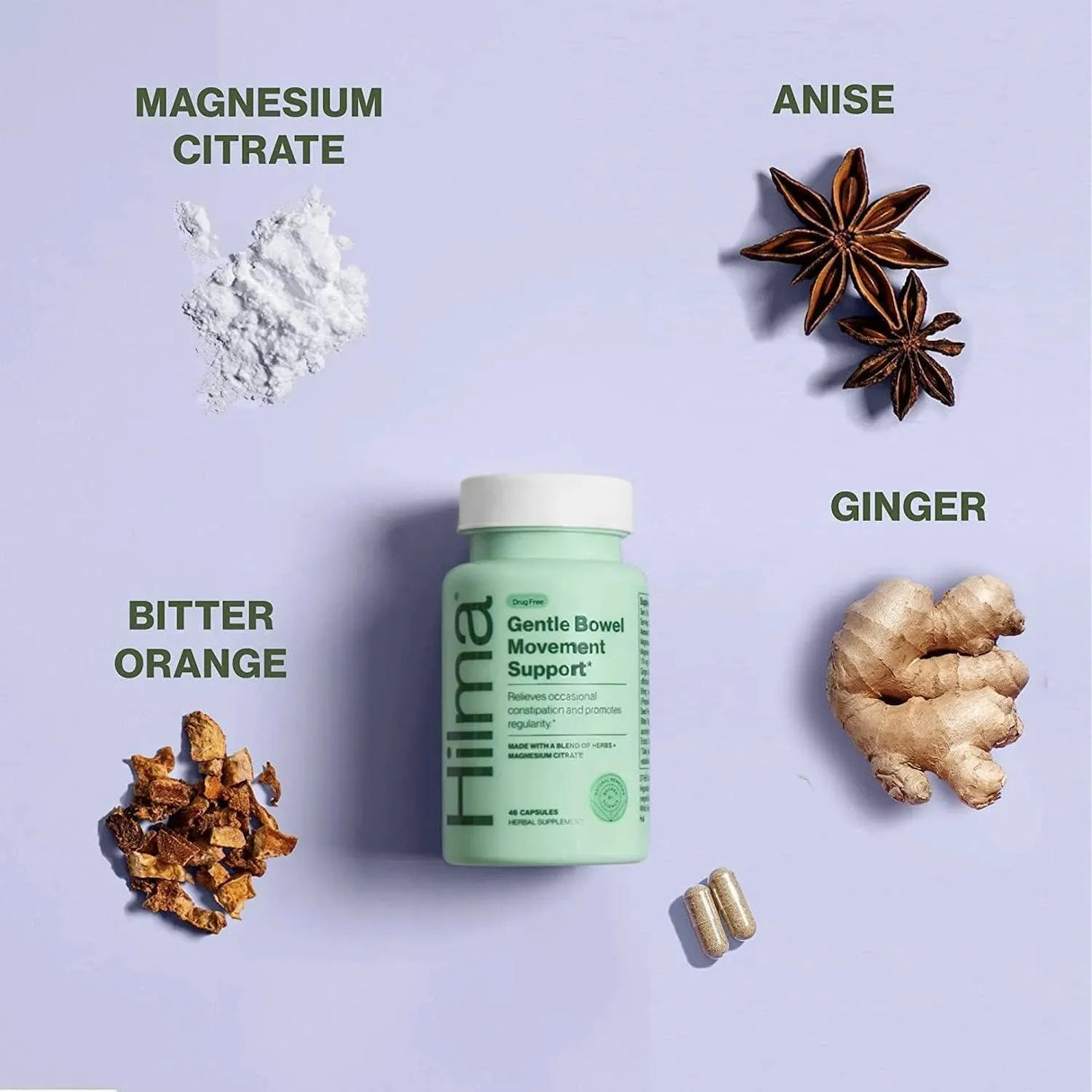 Hilma Gentle Bowel Movement 46 Capsulas 2 Pack – The Red Vitamin MX