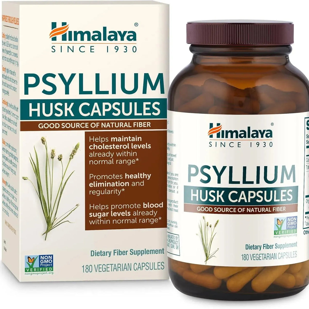 Himalaya Psyllium Husk 180 Capsulas – The Red Vitamin MX