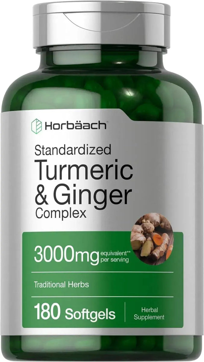 Horbaach Turmeric and Ginger 3000Mg. 180 Capsulas Blandas – The Red ...