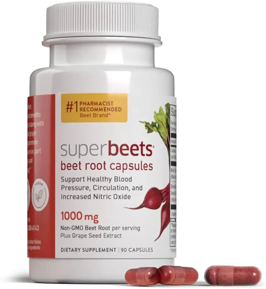 humanN SuperBeets Beet Root 1000Mg. 90 Capsulas – The Red Vitamin MX