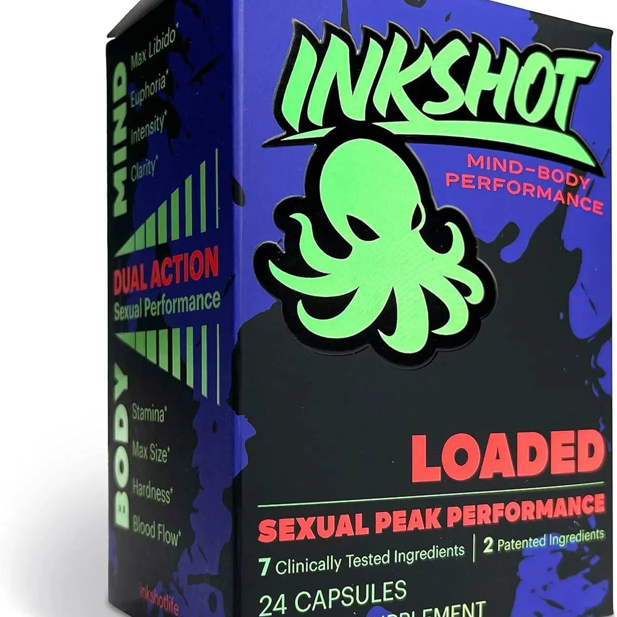 Loaded Sexual Peak Performance Enhancer 2-in-1 Mind & Body 24 Capsulas ...