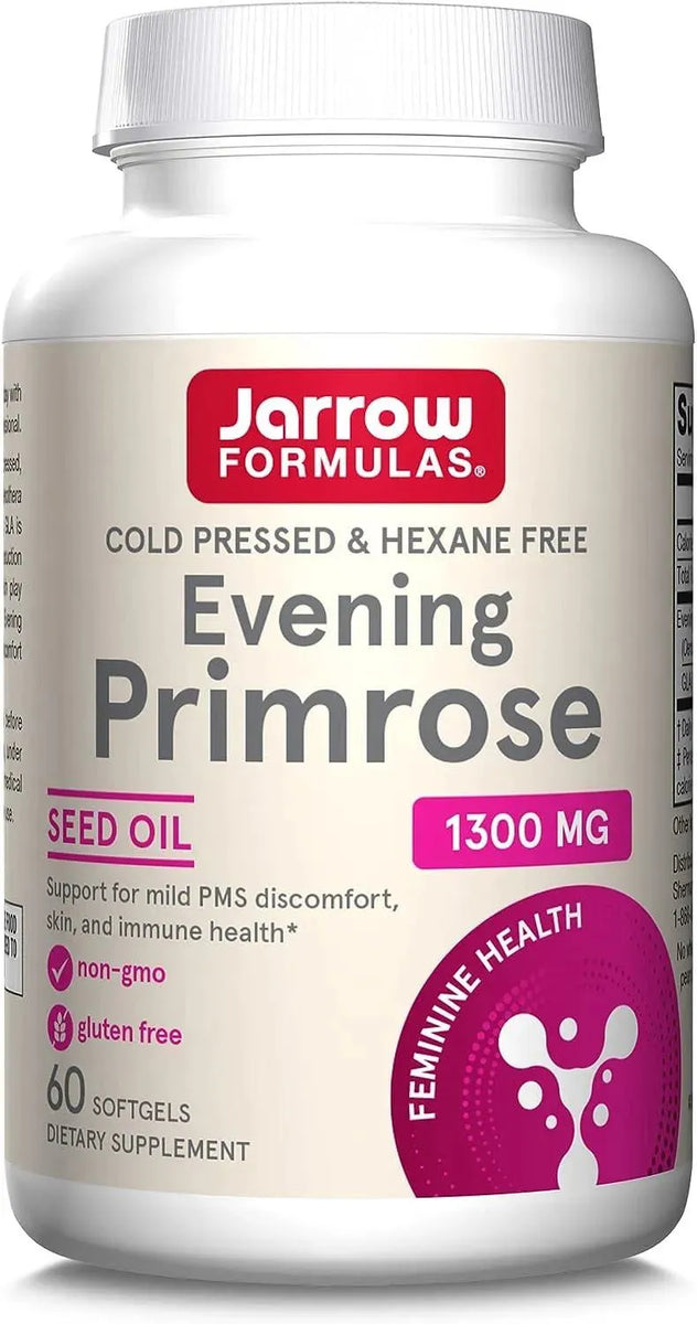 Jarrow Formulas Evening Primrose 1300Mg. 60 Capsulas Blandas – The Red ...