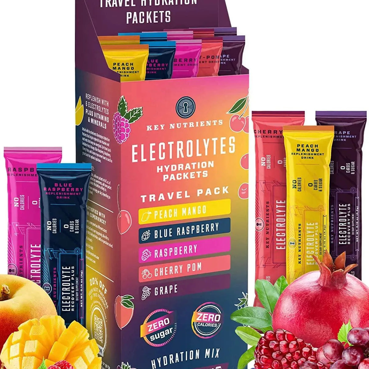 Key Nutrients Electrolytes Powder Packets 5 Delicious Flavors 10 Paque ...