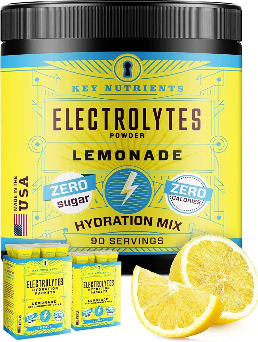 Key Nutrients Electrolytes Powder - Refreshing Lemonade Electrolyte Dr ...