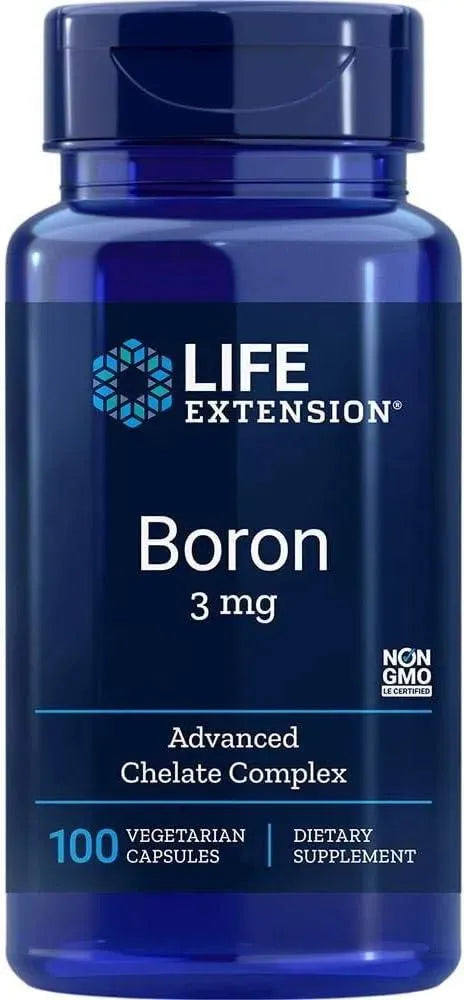 Life Extension Boron 3 Mg. 100 Capsulas – The Red Vitamin MX
