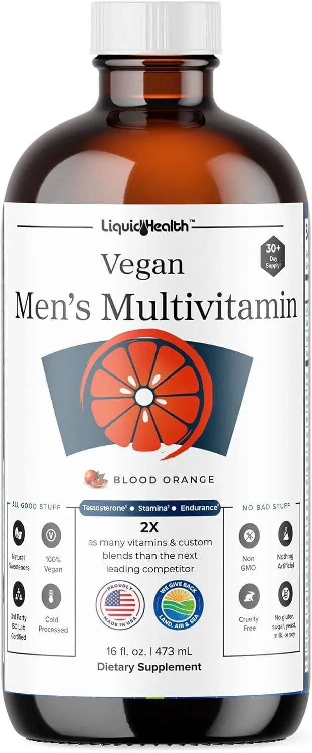 LIQUIDHEALTH Vegan Men's Liquid Multivitamin 473Ml. – The Red Vitamin MX