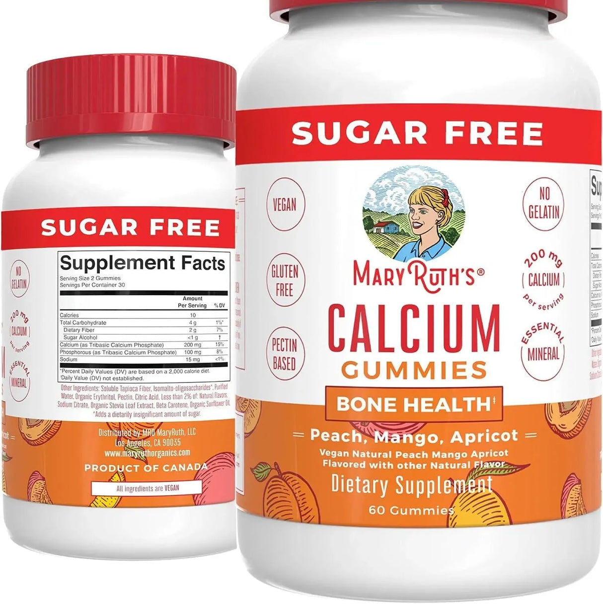 MaryRuth's Calcium Supplement 60 Gomitas – The Red Vitamin MX
