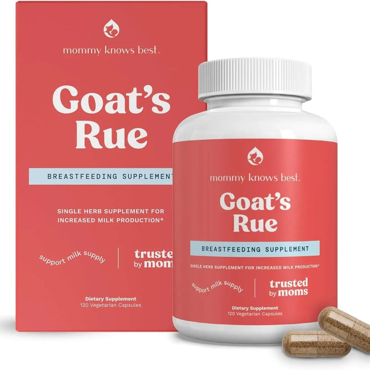Mommy Knows Best Goat's Rue 120 Capsulas – The Red Vitamin MX