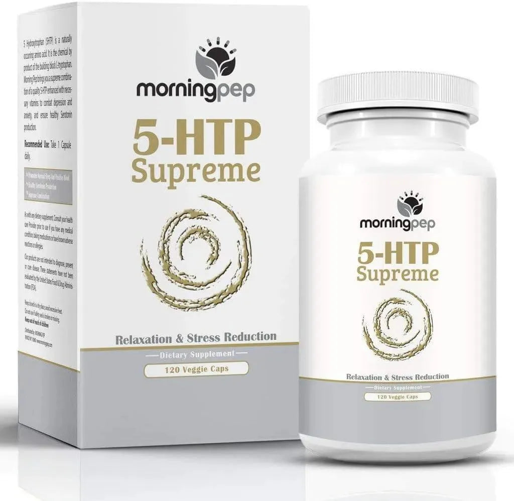 Morning Pep 5-HTP Supreme 120 Capsulas – The Red Vitamin MX
