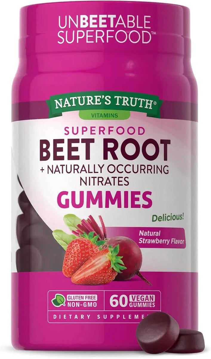 Nature's Truth Beet Root Gummies 60 Gomitas – The Red Vitamin MX