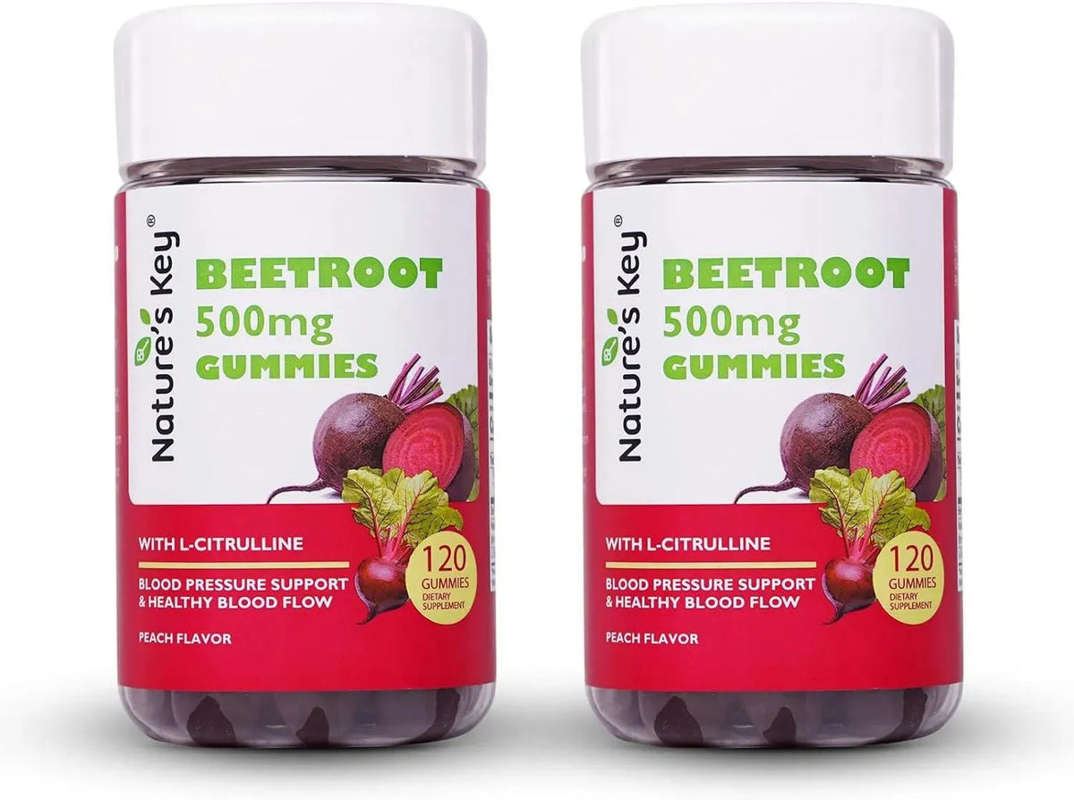 Nature's Key Beetroot Gummies 120 Gomitas 2 Pack – The Red Vitamin MX