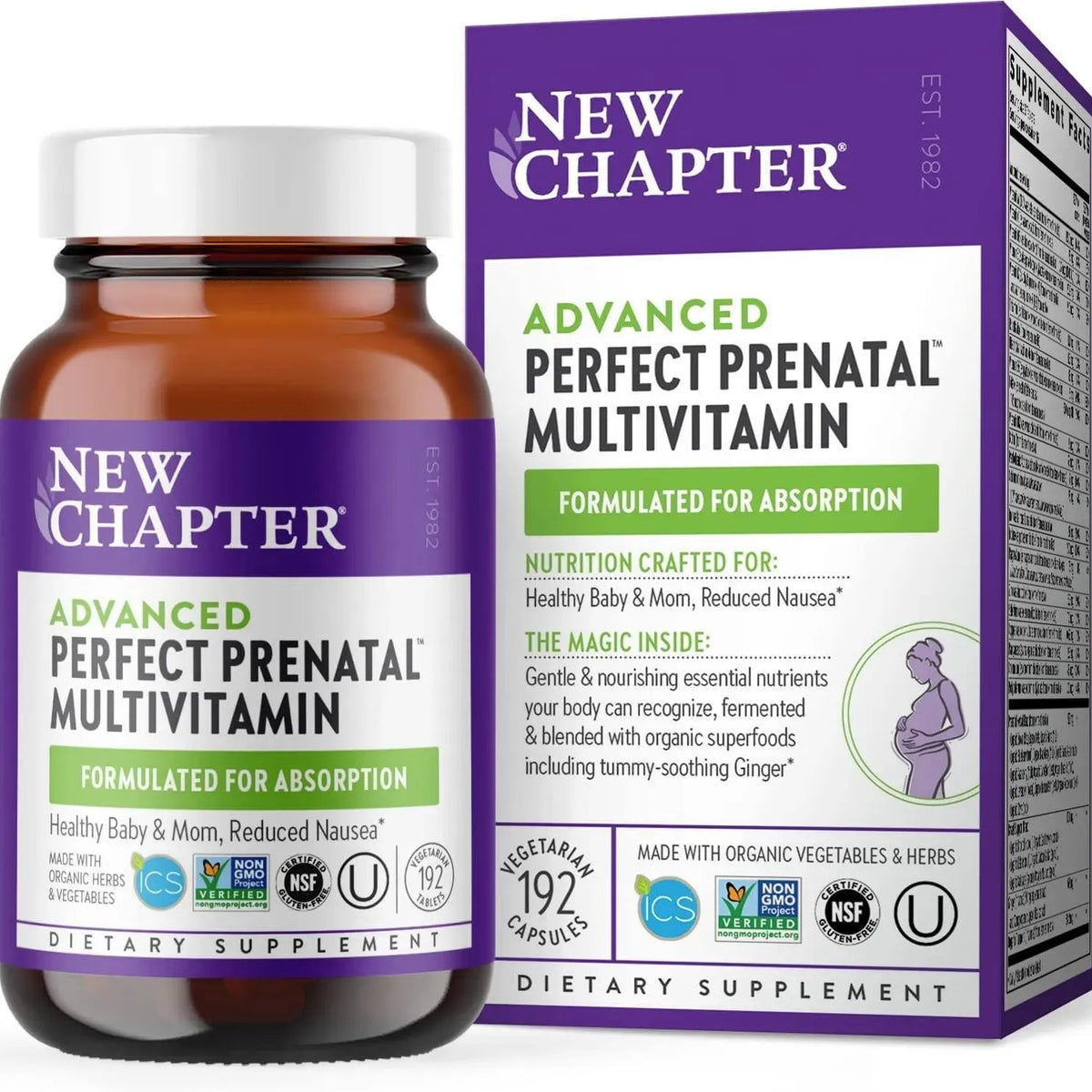 New Chapter Perfect Prenatal Vitamins 192 Capsulas – The Red Vitamin MX