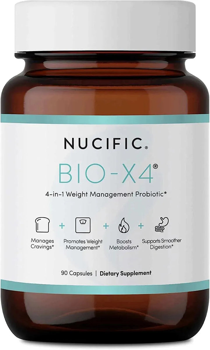 Nucific Bio-X4 4-in-1 Weight Management Probiotic 90 Capsulas – The Red ...