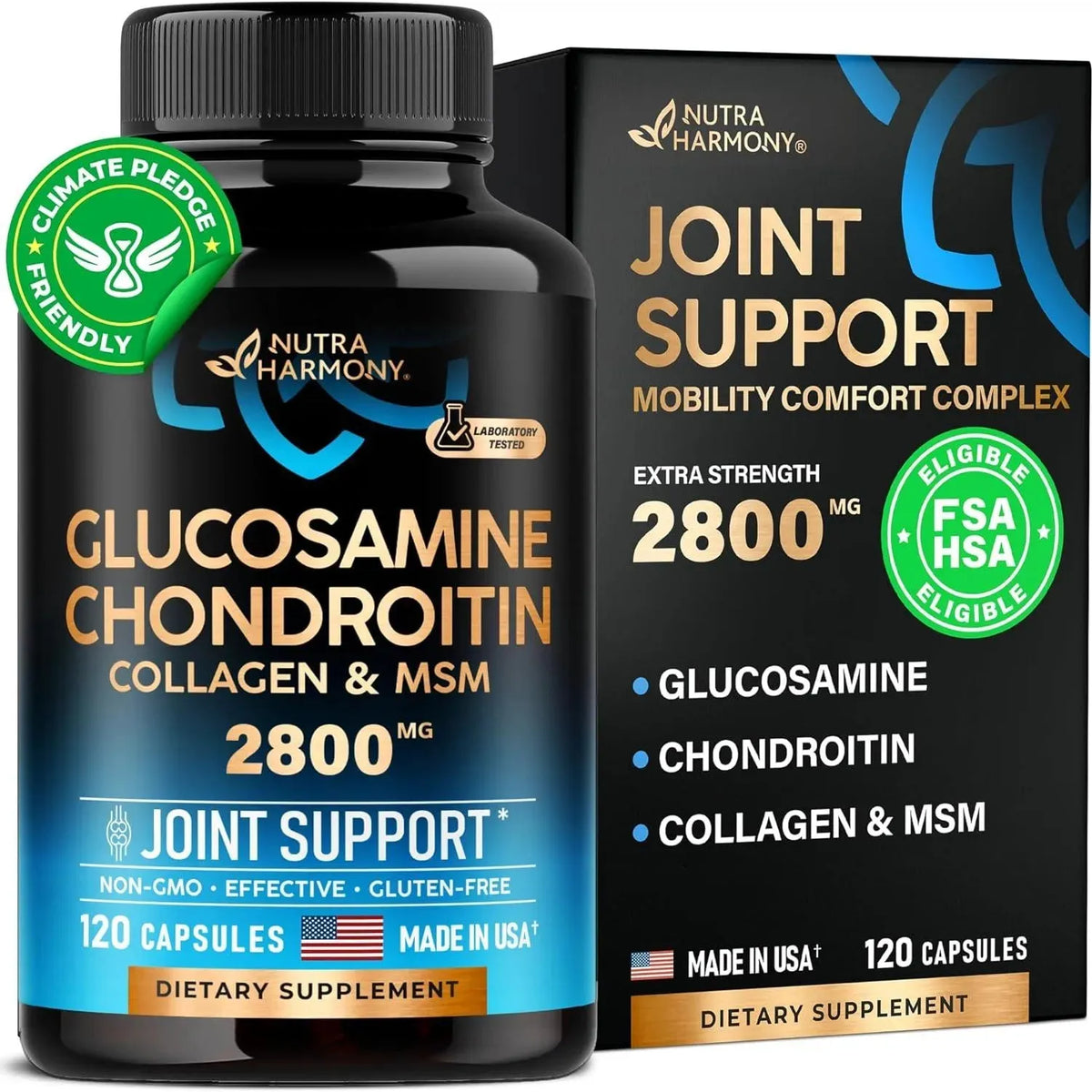 Nutra Harmony Glucosamine Chondroitin 120 Capsulas – The Red Vitamin MX