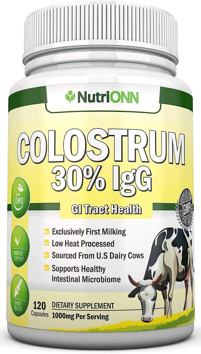 NutriONN Colostrum 1000Mg. 120 Capsulas – The Red Vitamin MX