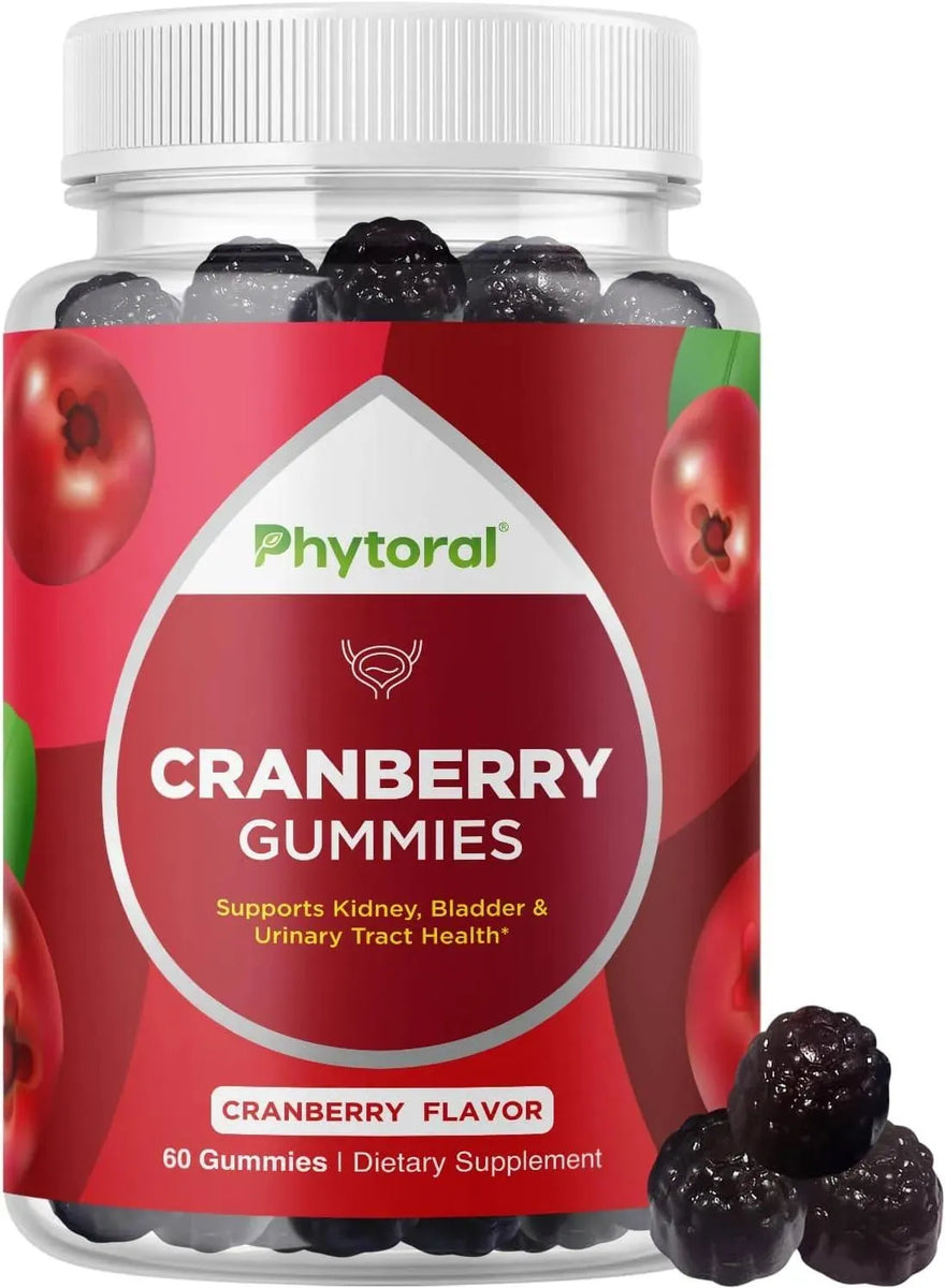 Phytoral Extra Strength Cranberry Gummies for Women 1000Mg. 60 Gomitas ...