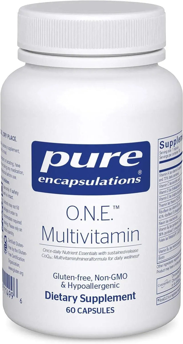 Pure Encapsulations O.N.E. Multivitamin 60 Capsulas – The Red Vitamin MX