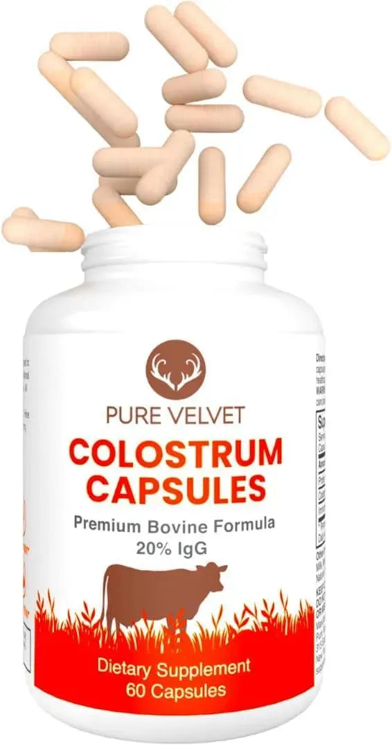 Pure Velvet Bovine Colostrum 60 Capsulas – The Red Vitamin MX