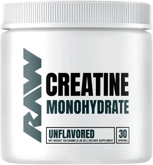 RAW Nutrition Creatine Monohydrate Powder Unflavored 30 Servicios 150G ...