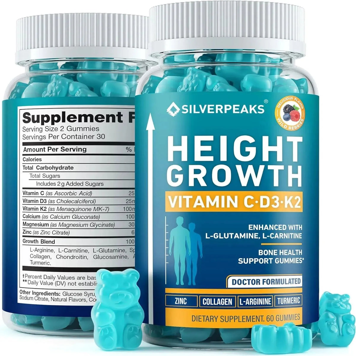 Silver Peaks Height Growth Maximizer Gummies 60 Gomitas – The Red ...
