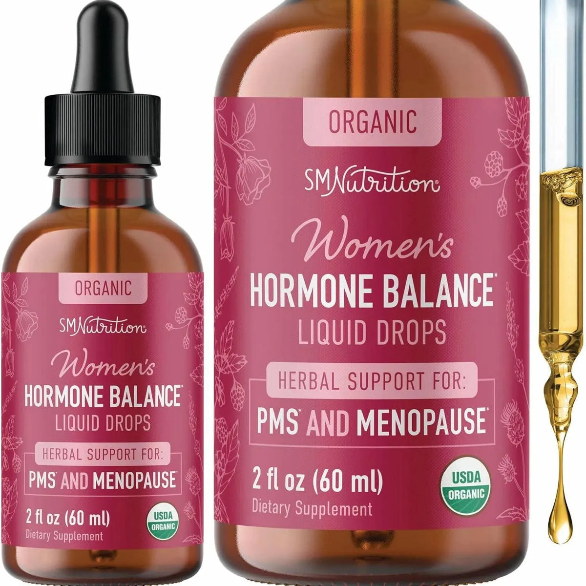 SMNutrition Hormone Balance Liquid Drops With Black Cohosh 2 Fl.Oz ...