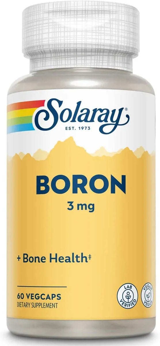 Solaray Boron Citrate 3 Mg. 60 Capsulas – The Red Vitamin MX