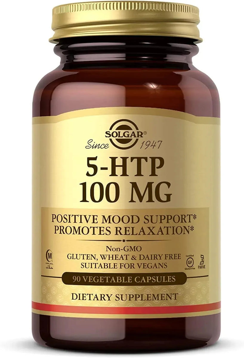 Solgar 5-HTP 100Mg. 90 Capsulas – The Red Vitamin MX