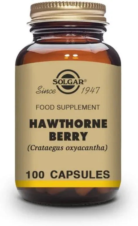 Solgar Full Potency Hawthorne Berry 100 Capsulas – The Red Vitamin MX