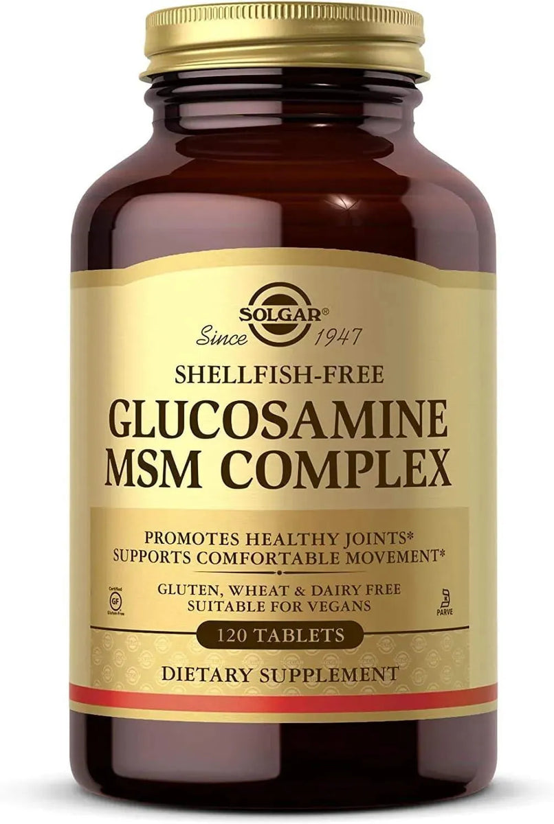 Solgar Glucosamine MSM Complex 120 Tabletas – The Red Vitamin MX