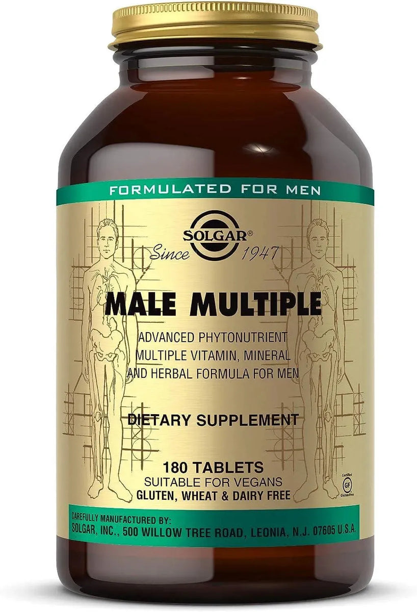 Solgar Male Multiple 180 Tabletas – The Red Vitamin MX