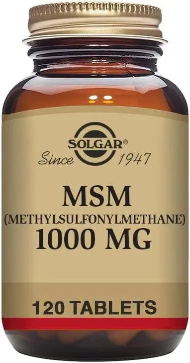 Solgar MSM 1000Mg. 120 Tabletas – The Red Vitamin MX