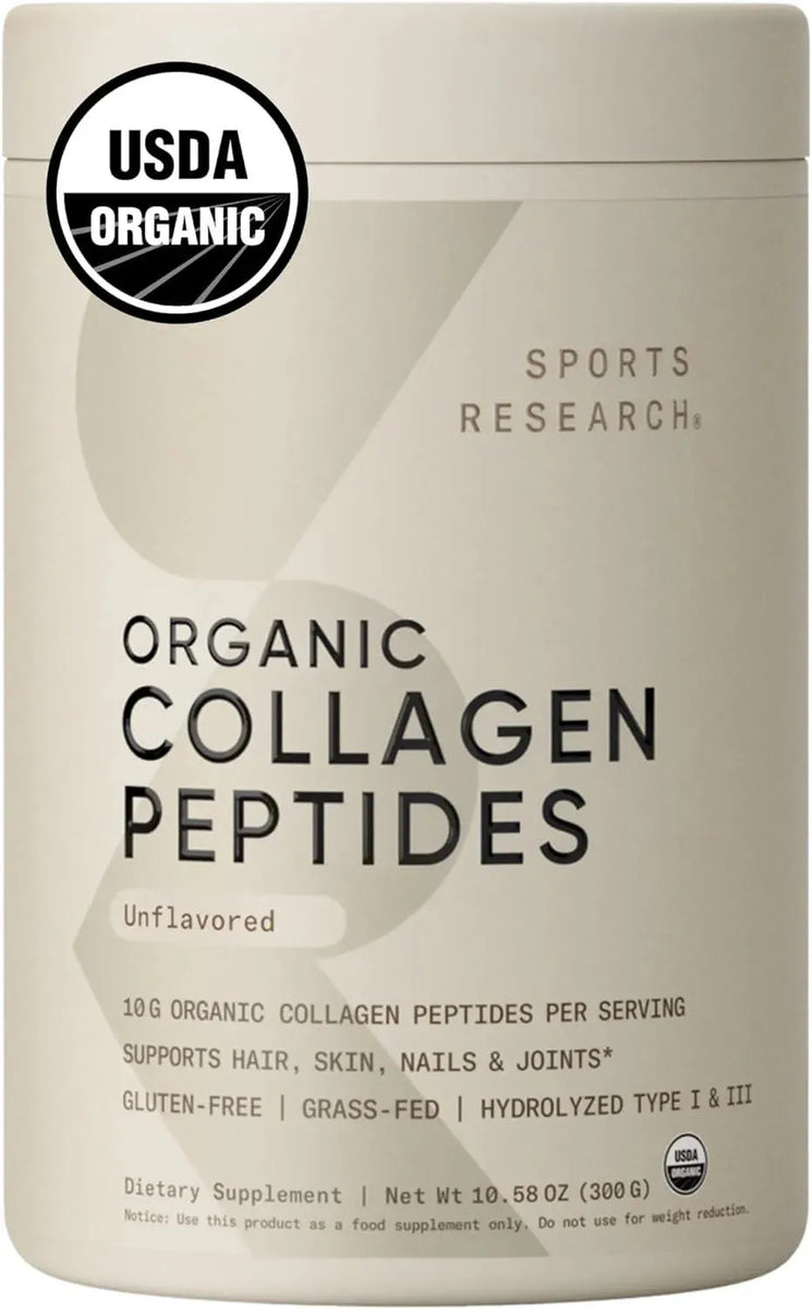 Sports Research Organic Collagen Peptides 300Gr. – The Red Vitamin MX